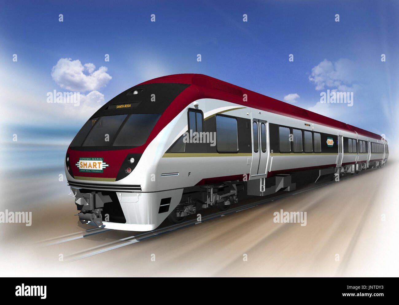 NAGOYA, Japan - An artist rendering shows the diesel train of the ...