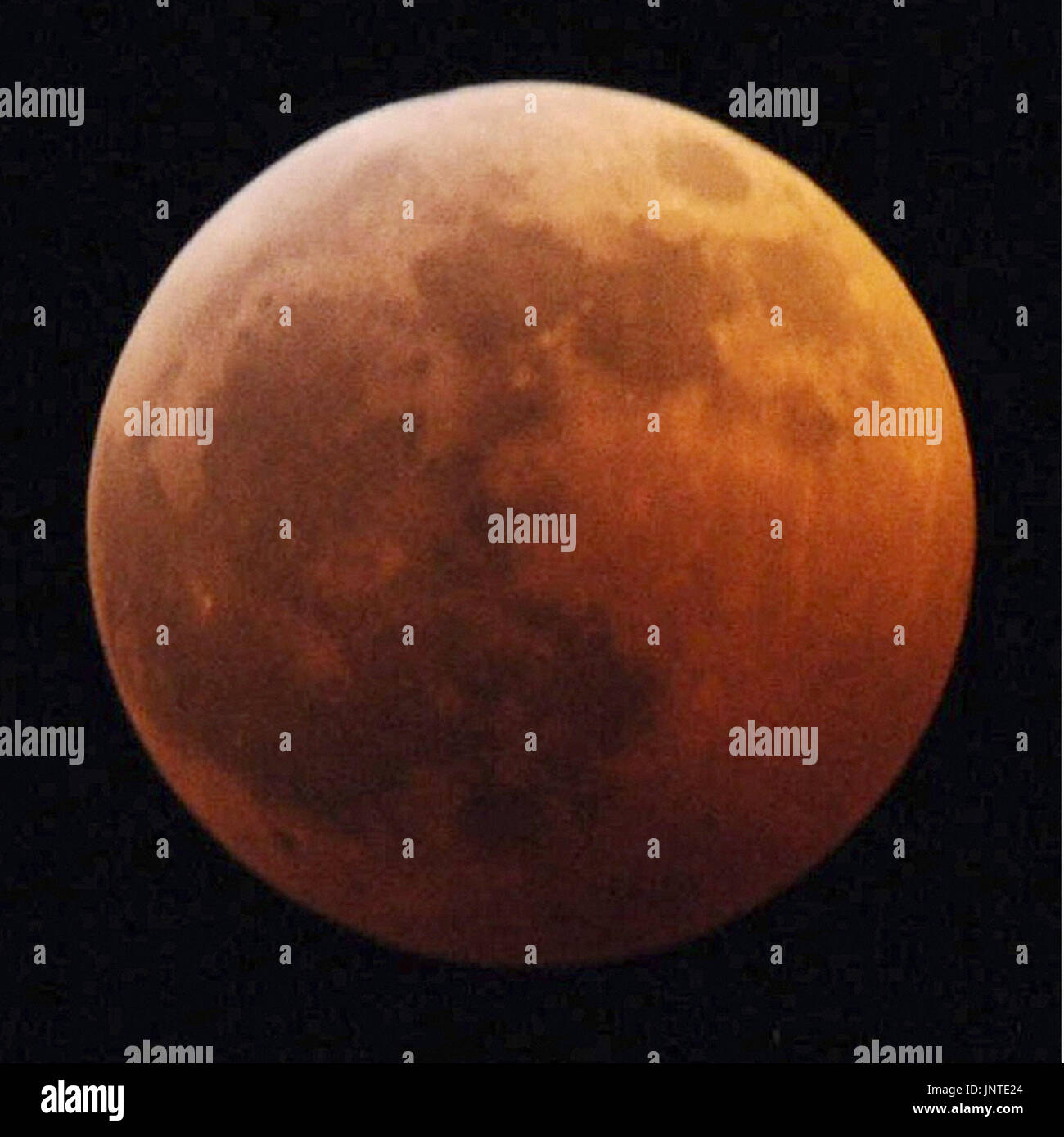 KUSHIRO, Japan - A total eclipse of the moon is observed in Kushiro in ...