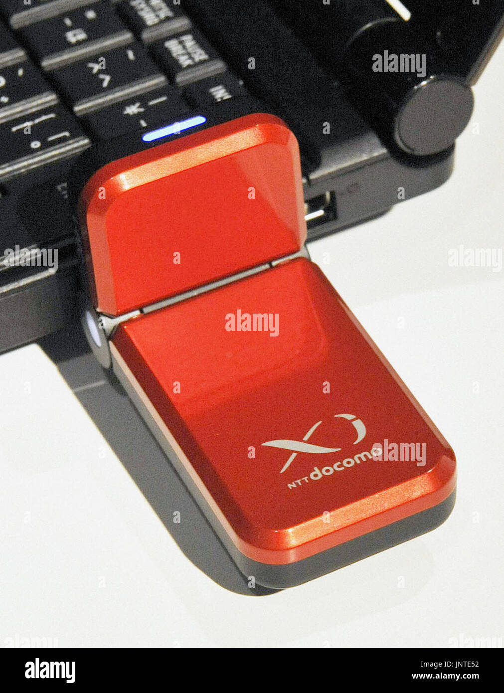 TOKYO, Japan - Photo shows a data terminal for NTT Docomo Inc.'s ''Xi ...