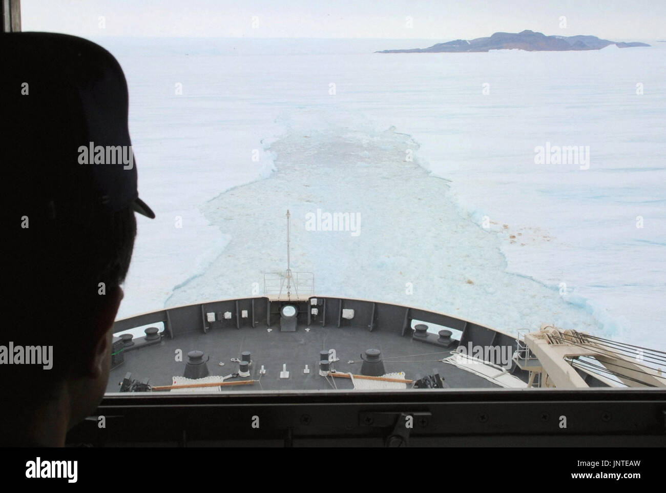 TOKYO, Japan - Japan's icebreaker Shirase makes its way through the ...