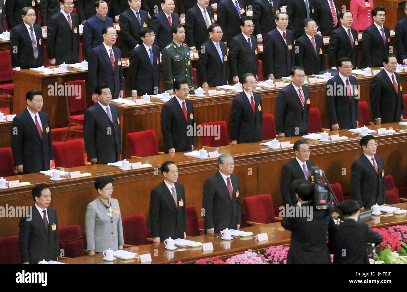 BEIJING, China - Top Chinese government officials including President ...