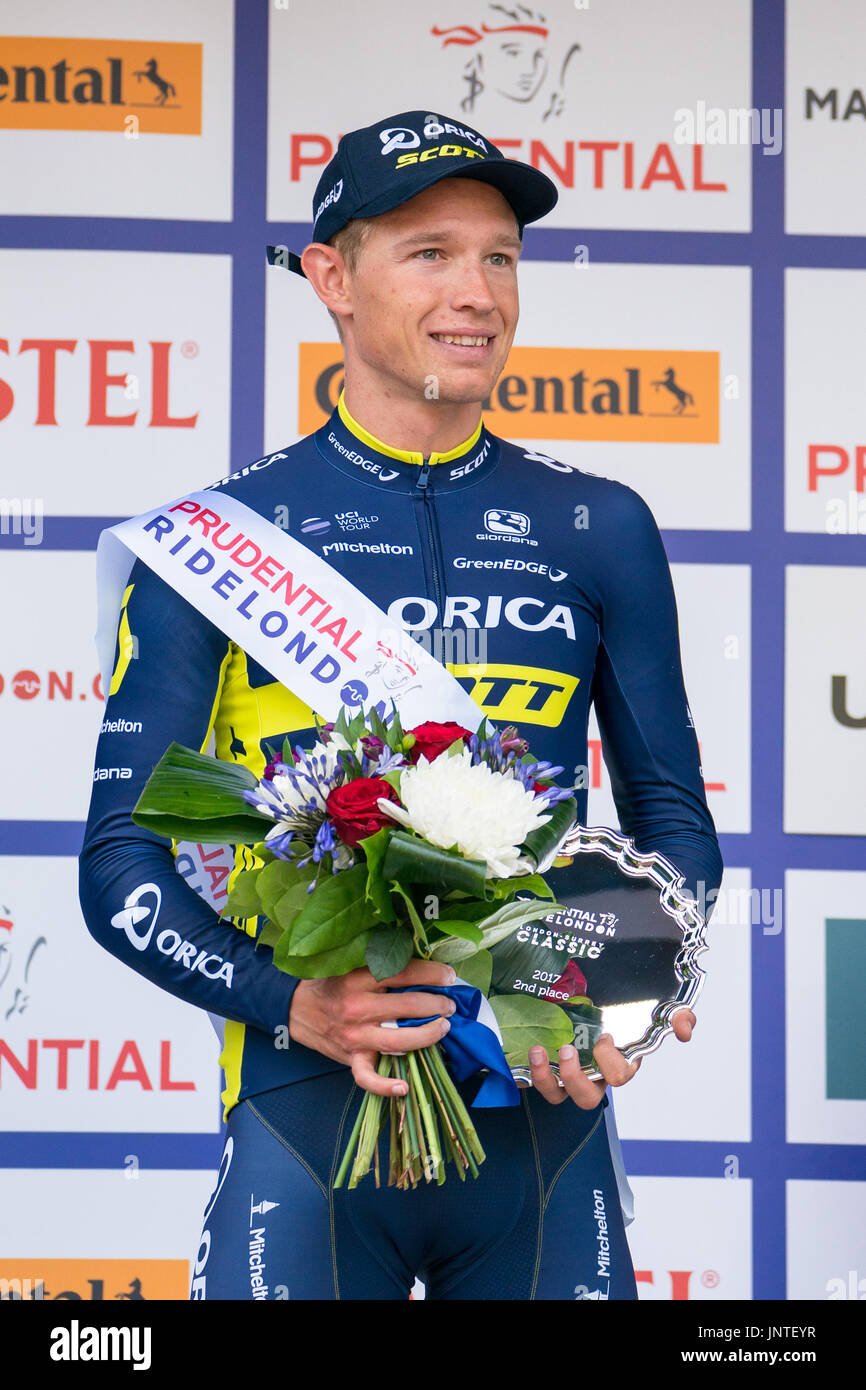 Team Den/Orica Scott's Magnus Cort Nielsen after finishing second in ...