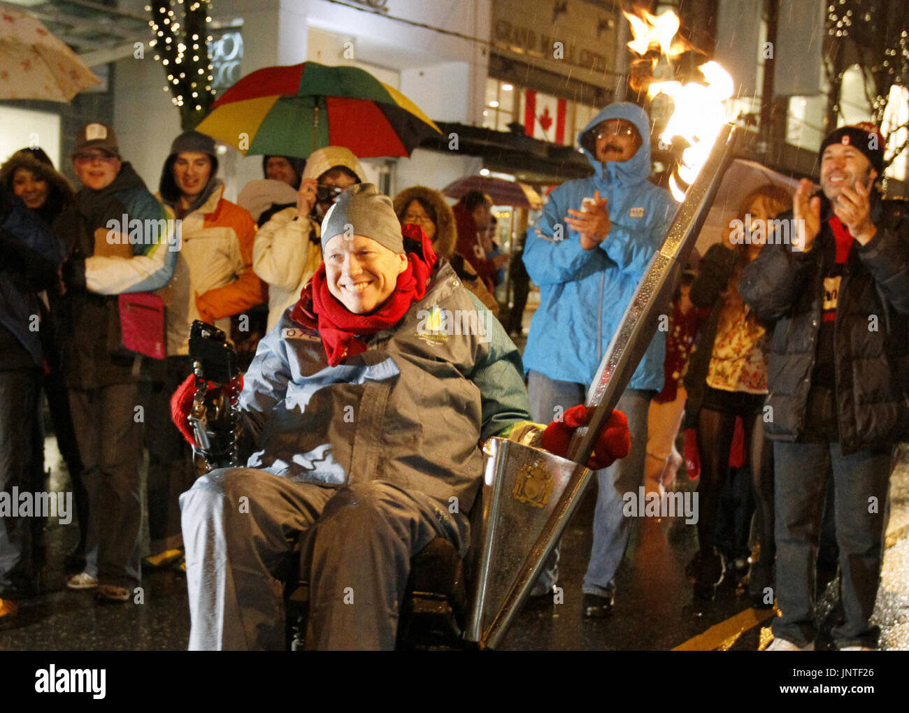 VANCOUVER, Canada - Former Vancouver Mayor Sam Sullivan, seated in a ...