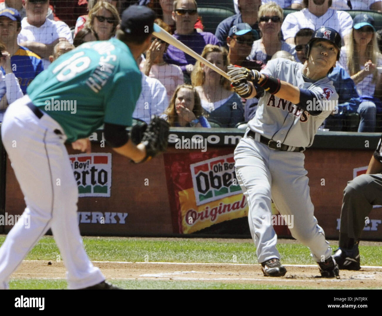 SEATTLE, United States - Los Angeles Angels designated hitter Hideki ...