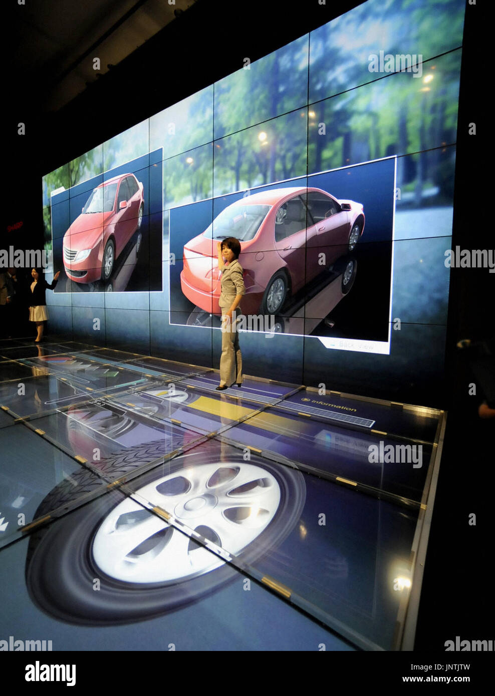 TOKYO, Japan - A new multiscreen display system consisting of 60-inch ...