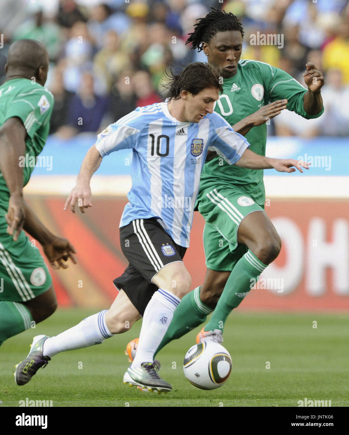 JOHANNESBURG, South Africa - Argentina forward Lionel Messi (10 ...