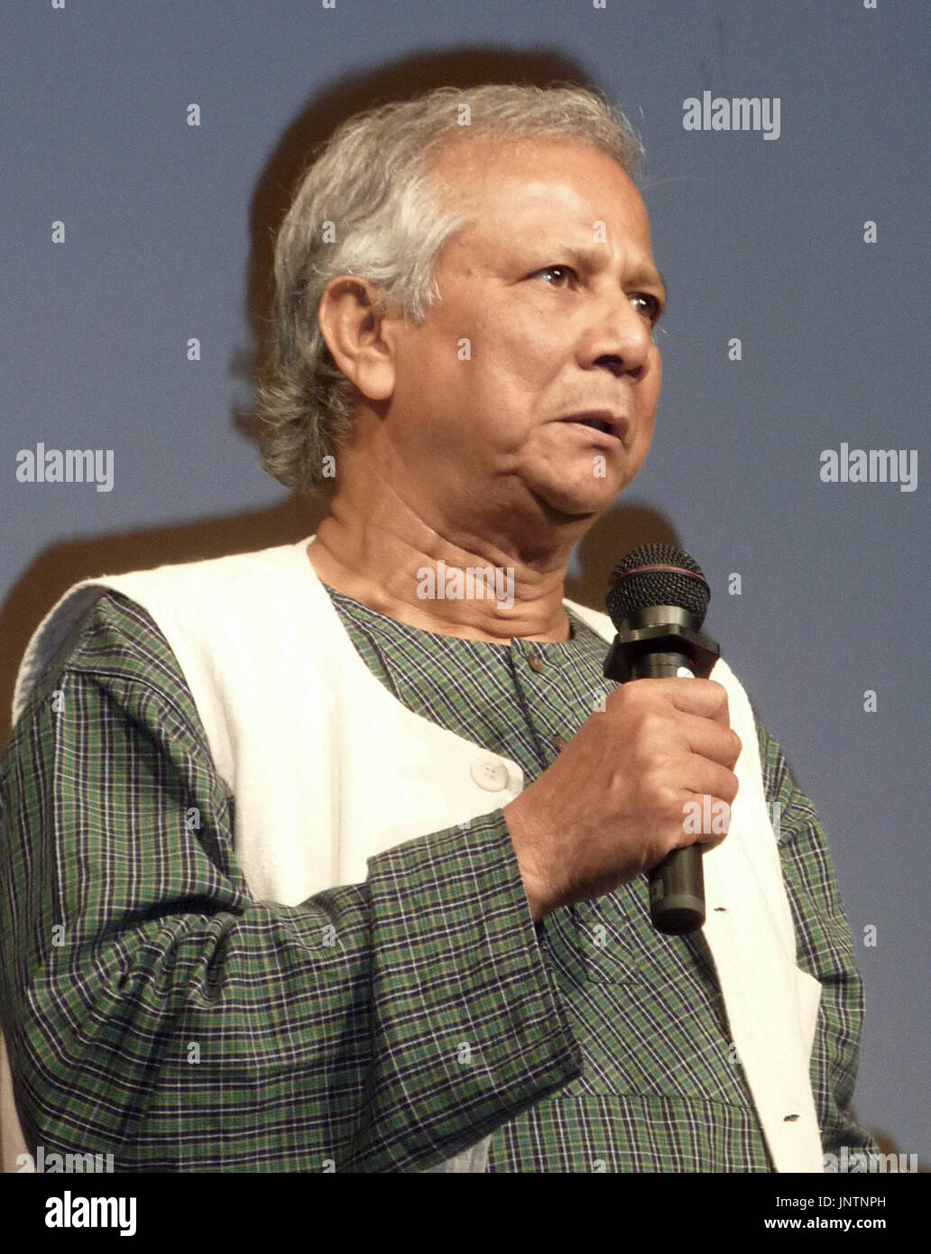 FUKUOKA, Japan - Muhammad Yunus, the head of Grameen Bank Group of ...