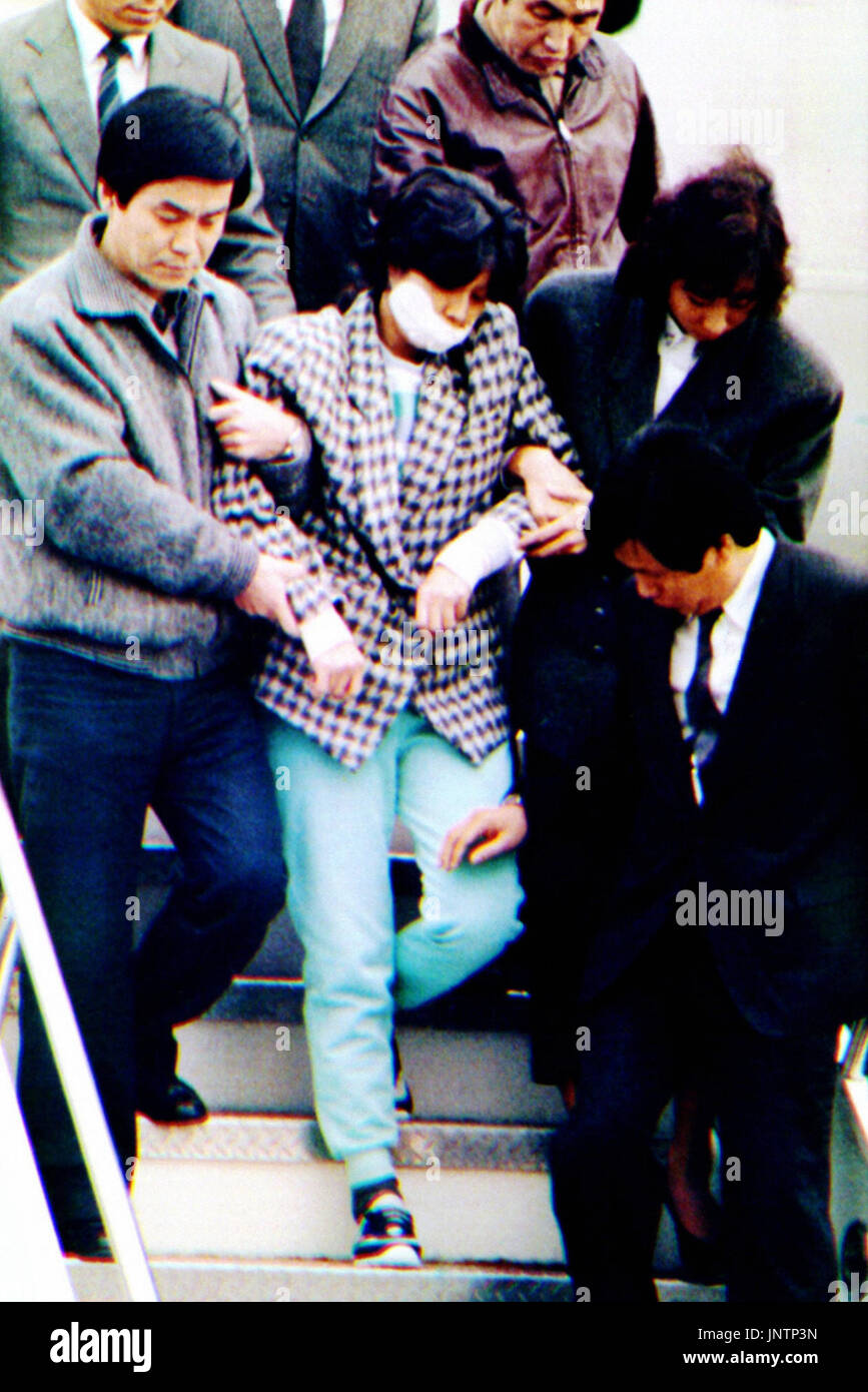 TOKYO, Japan - File photo shows Kim Hyon Hui (C), a former North Korean ...