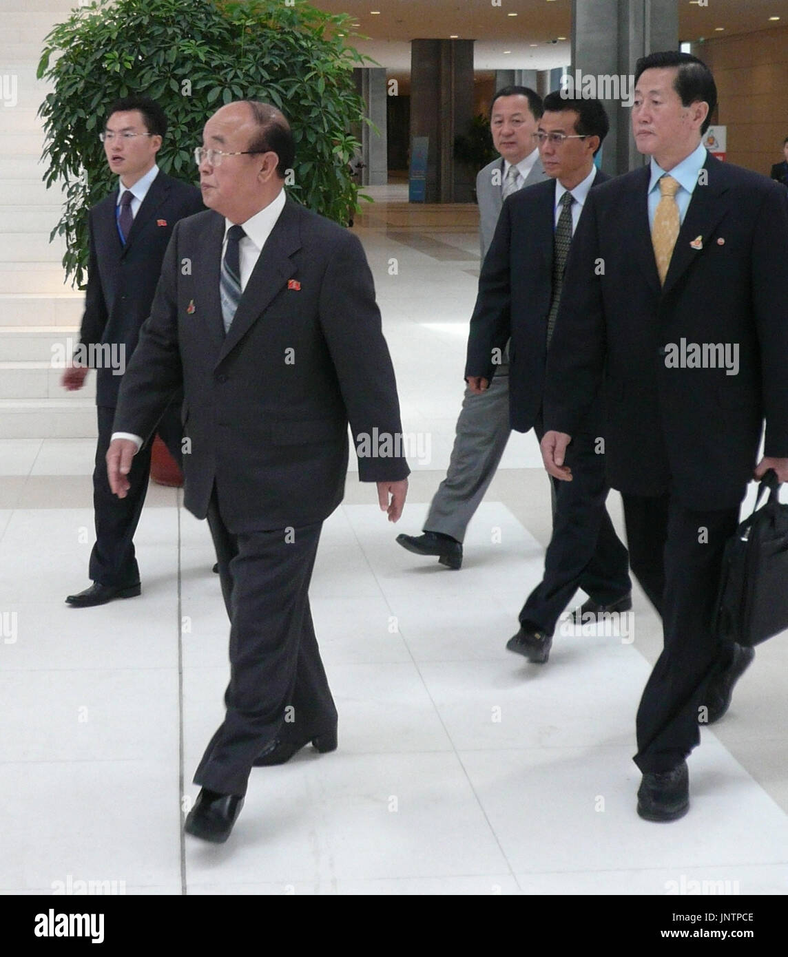 HANOI, Vietnam - North Korean Foreign Minister Pak Ui Chun (front L ...
