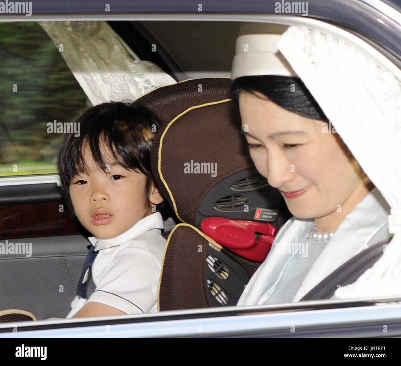 TOKYO, Japan - Prince Hisahito (L), the son of Prince Akishino and ...