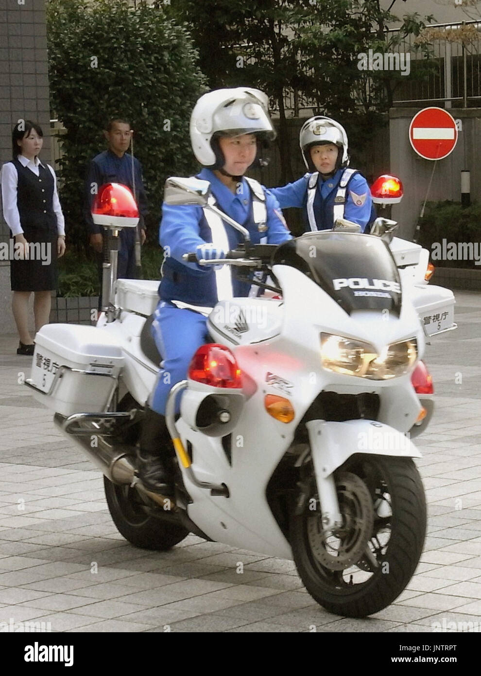 TOKYO, Japan - Policewomen are assigned to a motorcycle squad for the ...