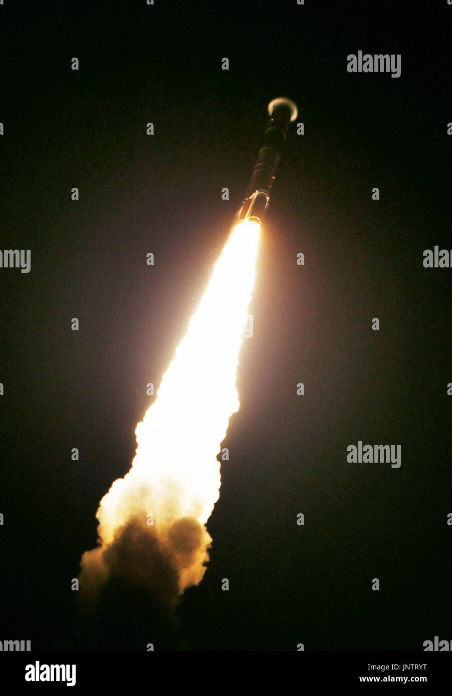TANEGASHIMA, Japan - The H2A Launch Vehicle No. 18 with the first quasi ...