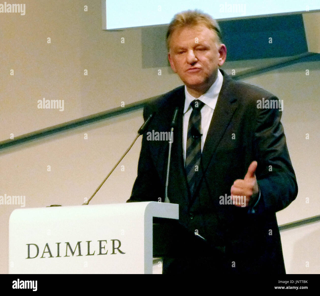 HANOVER, Germany - Andreas Renschler, head of the trucks division of ...