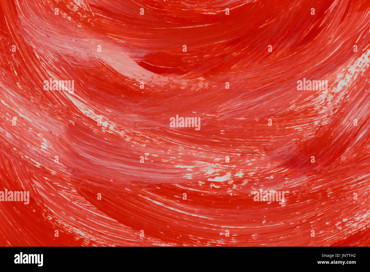 Red color paint brush strokes on the paper texture background Stock ...