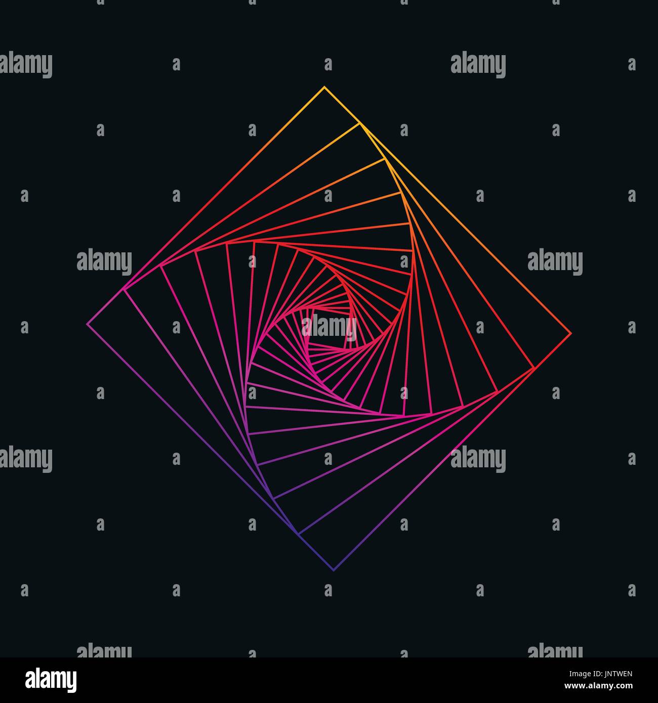 Abstract Colorful Fractal Symbol for creative business Stock Vector ...