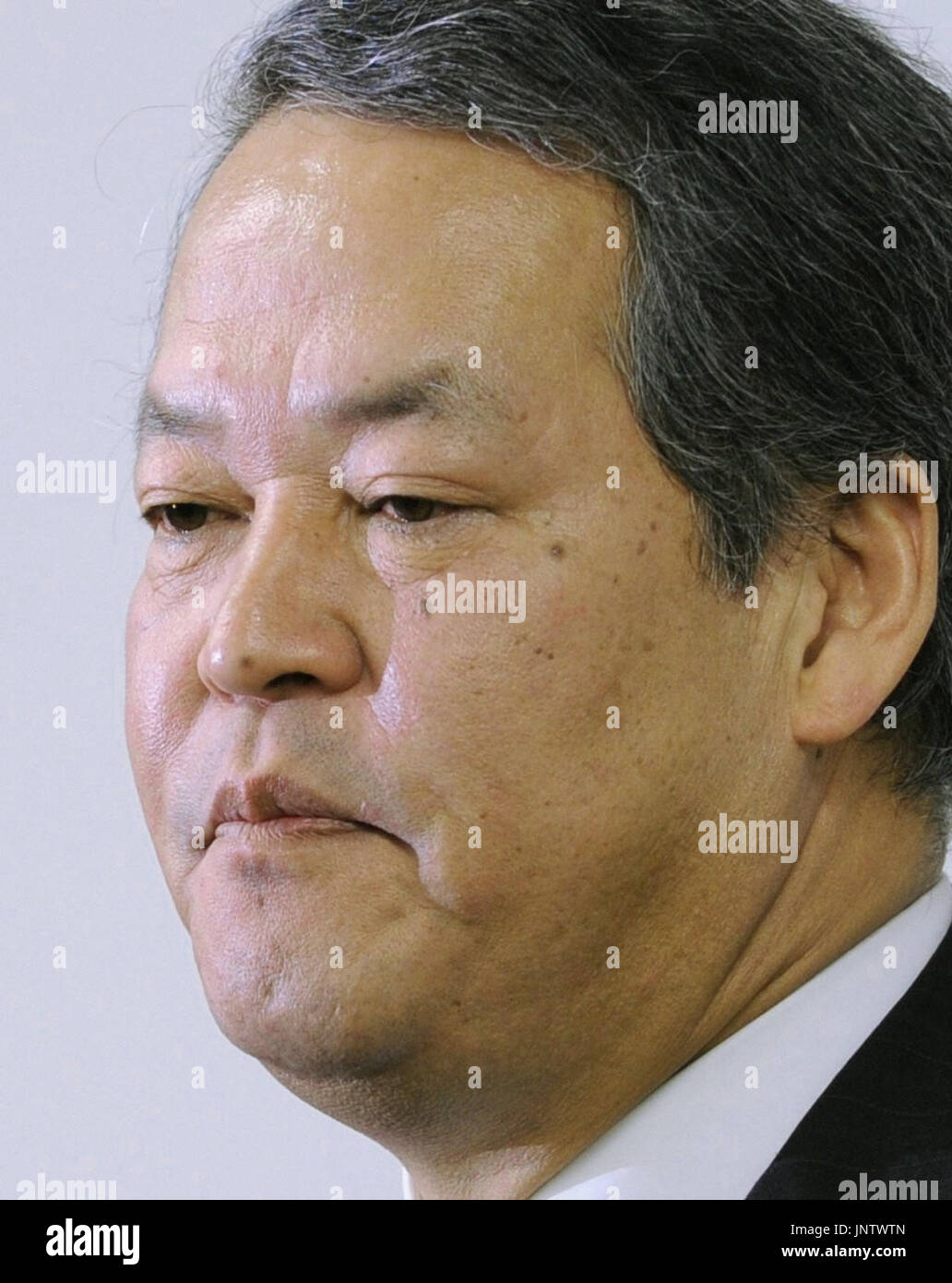 TOKYO, Japan - Japanese Justice Minister Minoru Yanagida announces his ...