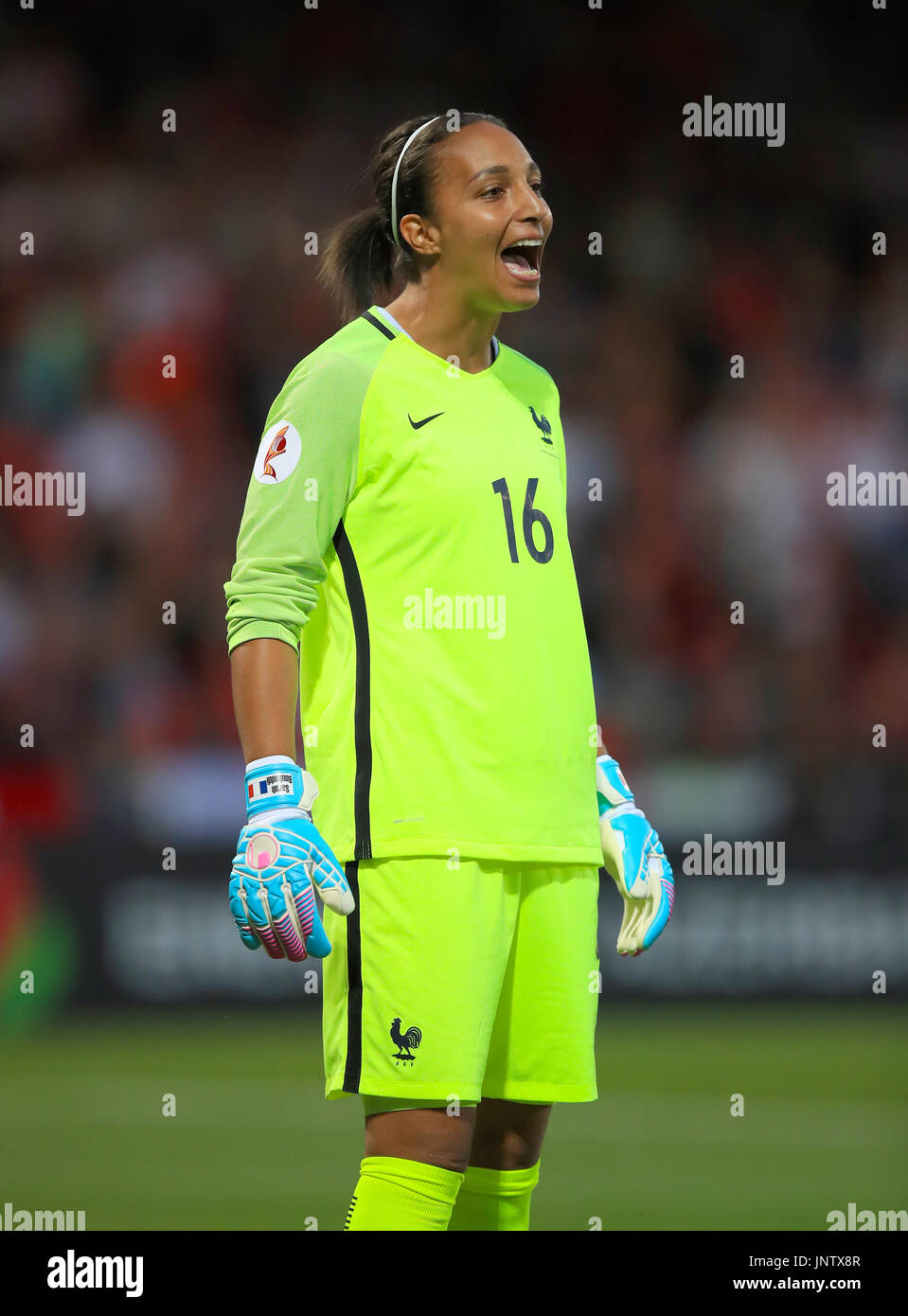 France goalkeeper Sarah Bouhaddi during the UEFA Women's Euro 2017 ...