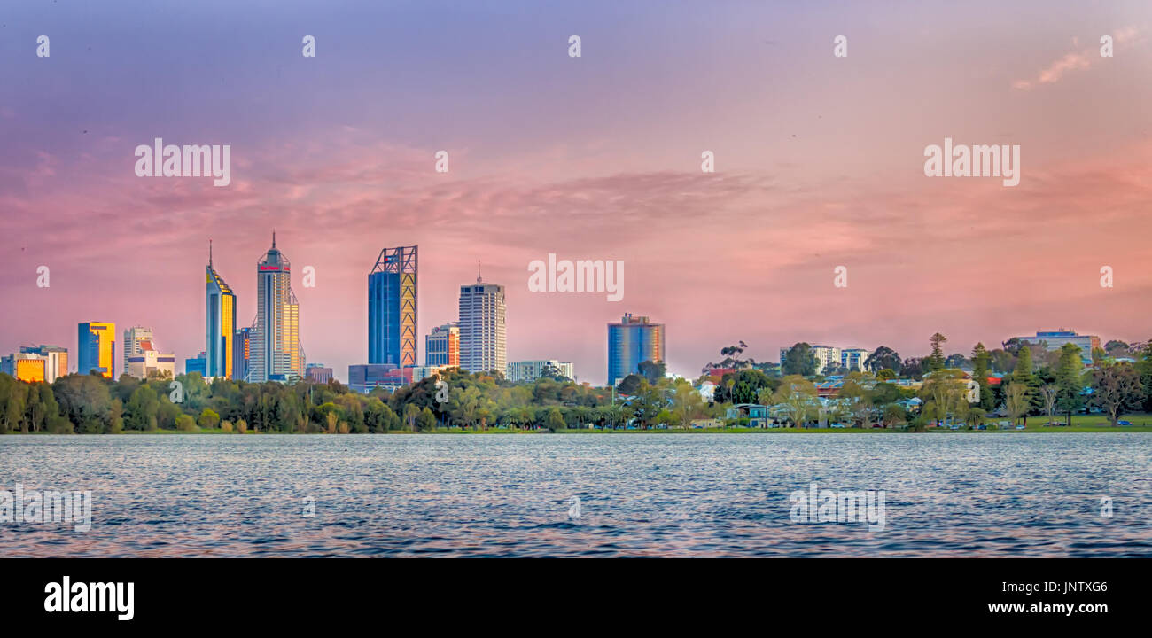 View from Kings Park in Perth Stock Photo - Alamy