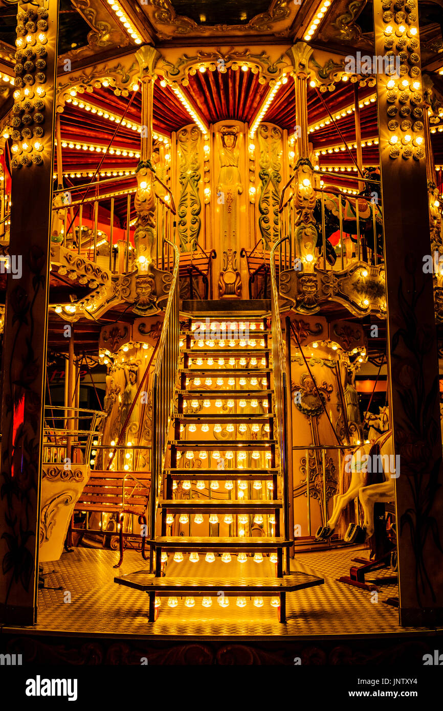 Detail of a carousel hi-res stock photography and images - Alamy
