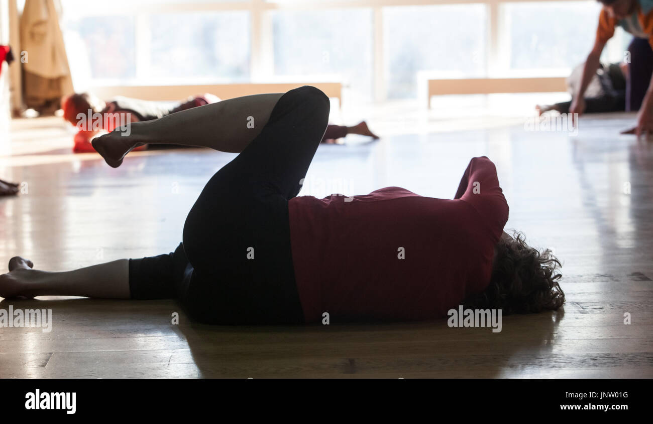 ,on floor, dance performance improvisation Stock Photo - Alamy