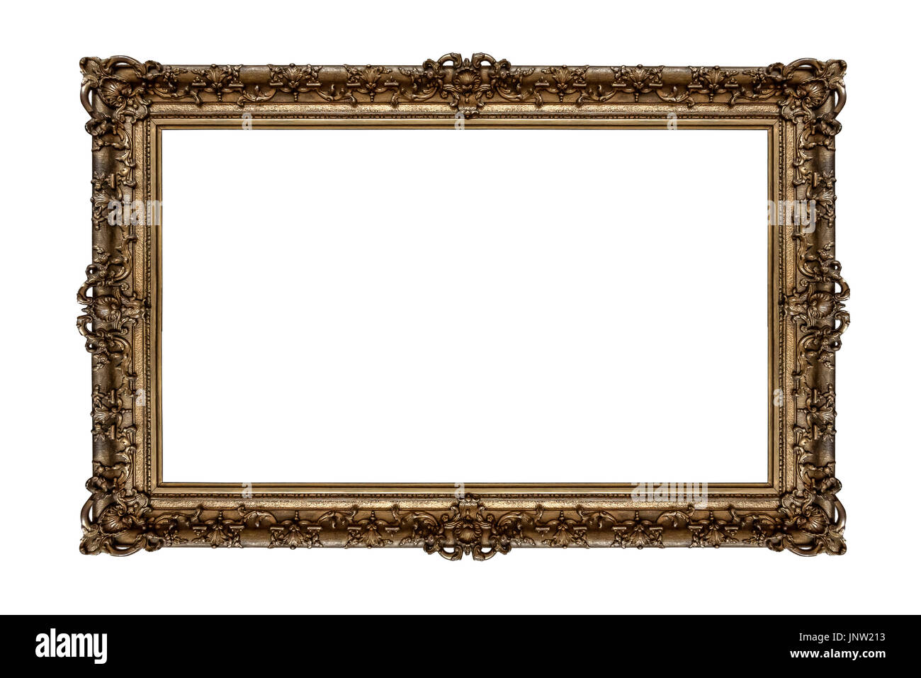 Old golden frame Stock Photo - Alamy