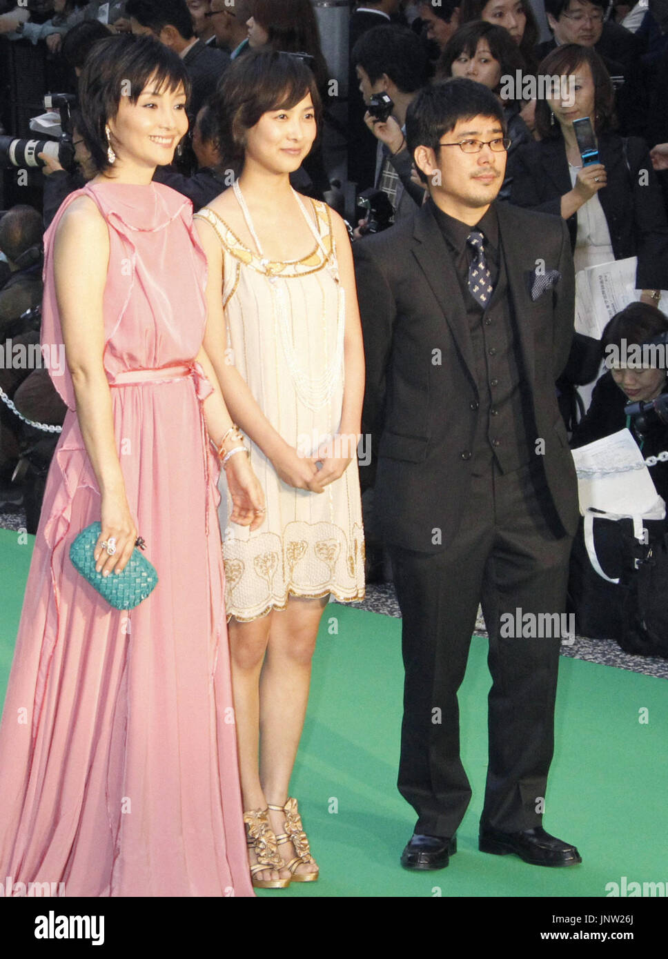 TOKYO, Japan - (From R to L) Japanese film director Kazuyoshi Kumakiri ...