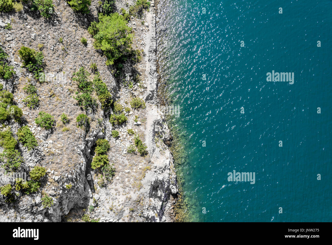 Aerial top view natural sea hi-res stock photography and images - Alamy