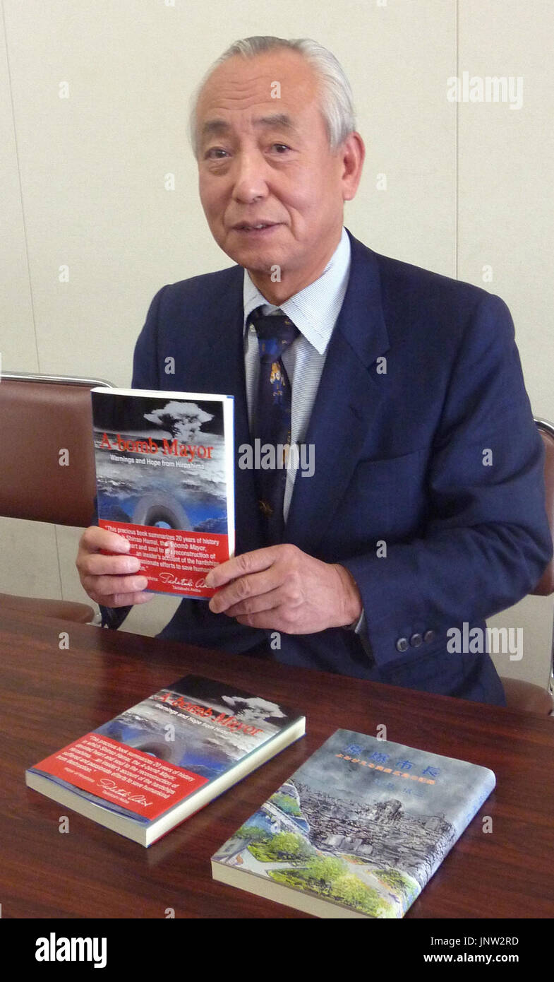 HIROSHIMA, Japan - Junso Hamai, son of the late Hiroshima Mayor Shinso ...