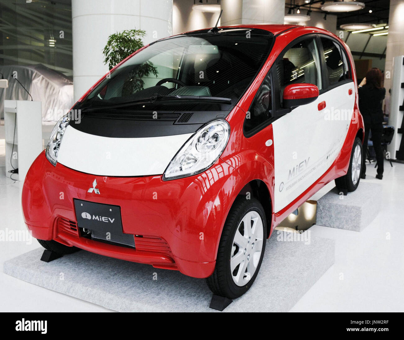 TOKYO, Japan - Photo shows Mitsubishi Motors Corp.'s i-MiEV electric vehicle. The automaker said ...