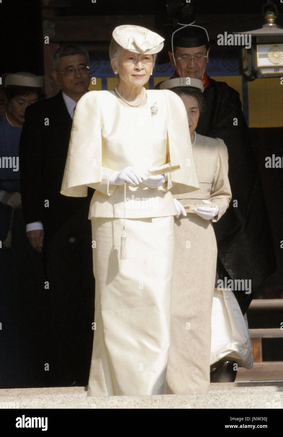 TOKYO, Japan - Japanese Empress Michiko, together with Emperor Akihito ...