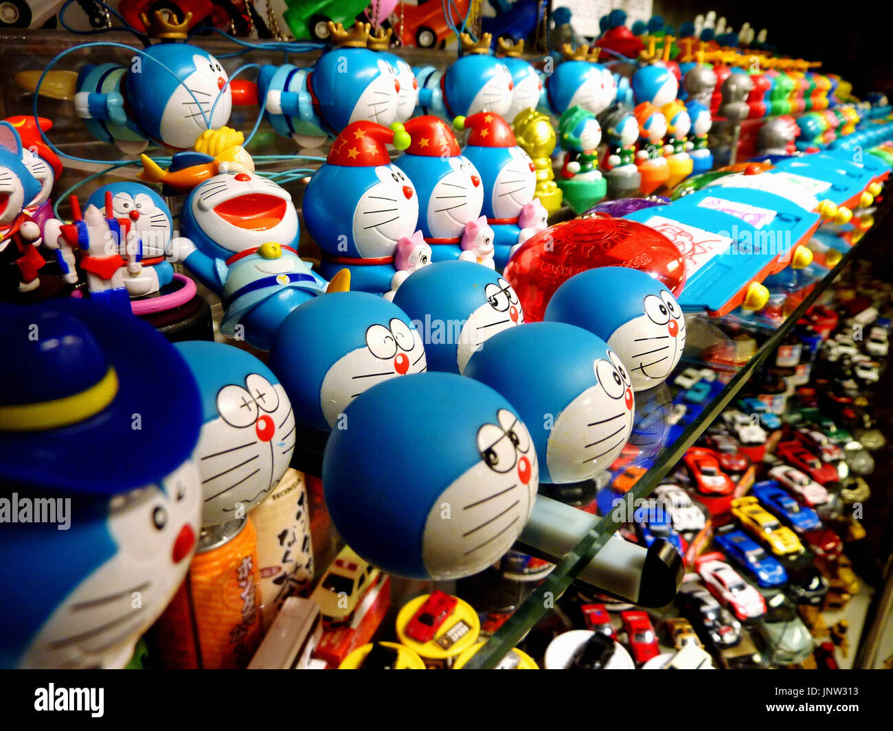 TOKYO, Japan - A variety of Doraemon ''anime'' character goods and ...