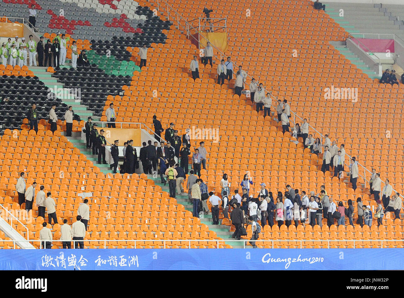 GUANGZHOU, China - Japanese supporters, being guarded by Chinese ...