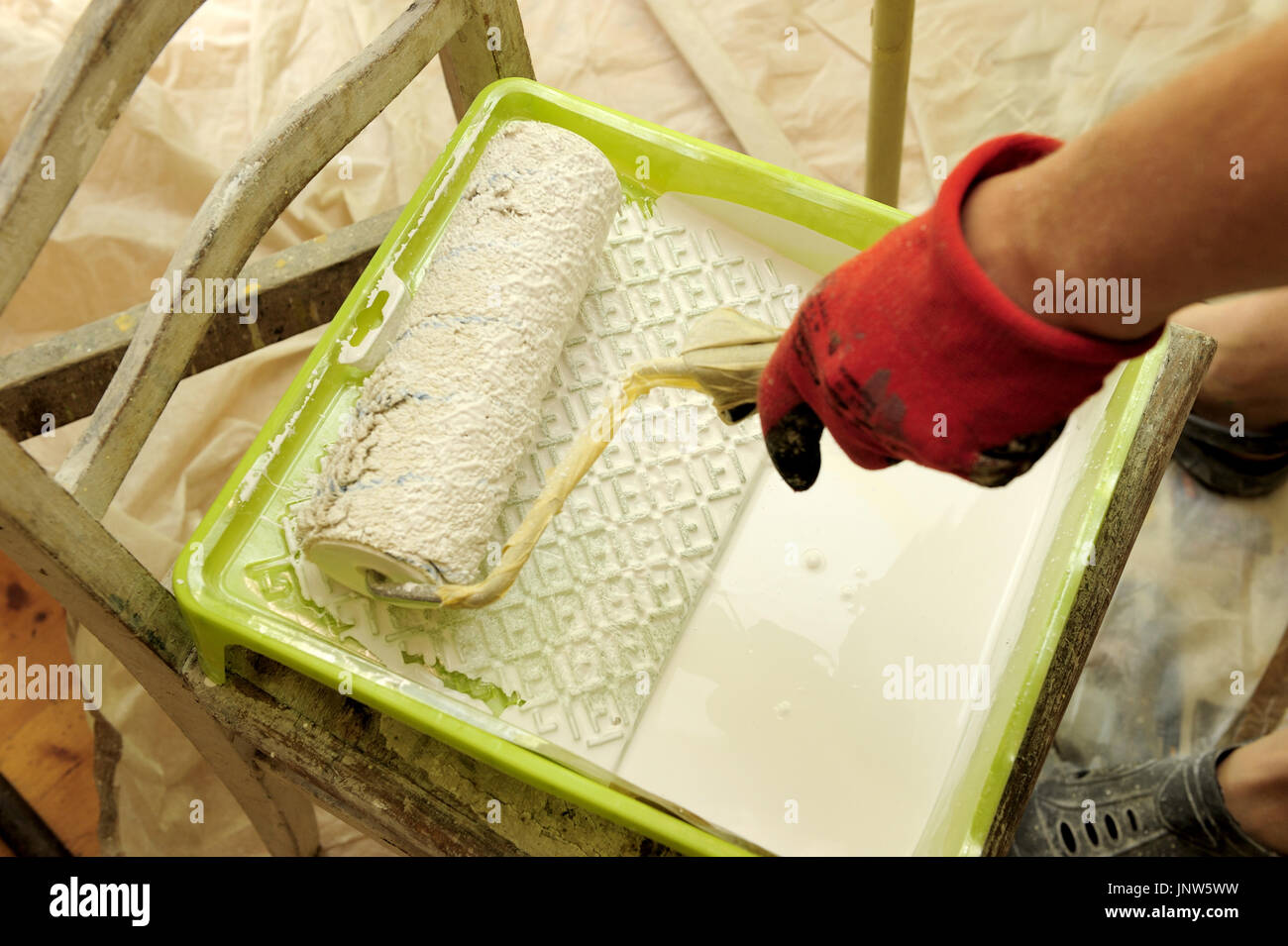 paint, wall, surface, work, hands, worker, colors, apartment, interior ...
