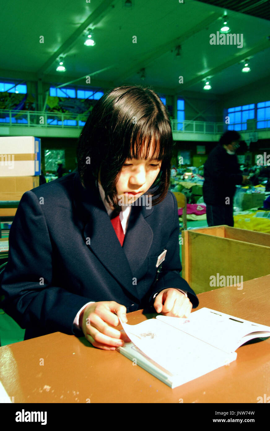 OFUNATO, Japan - Moe Kikuchi, a 15-year-old student who lost her home ...
