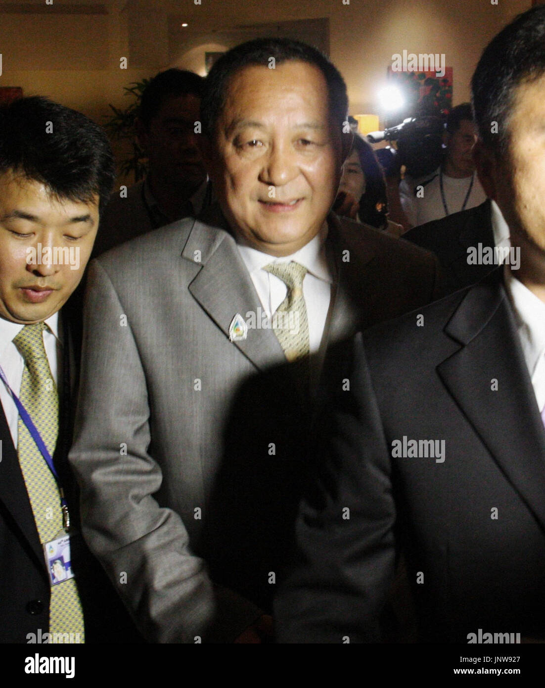 NUSA DUA, Indonesia - North Korea's Vice Foreign Minister Ri Yong Ho (C ...