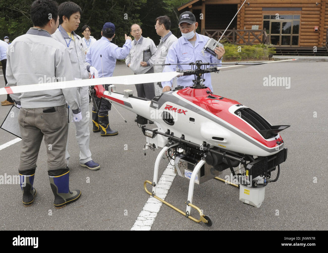 KAWAUCHI, Japan - Preparations are under way to fly an unmanned ...