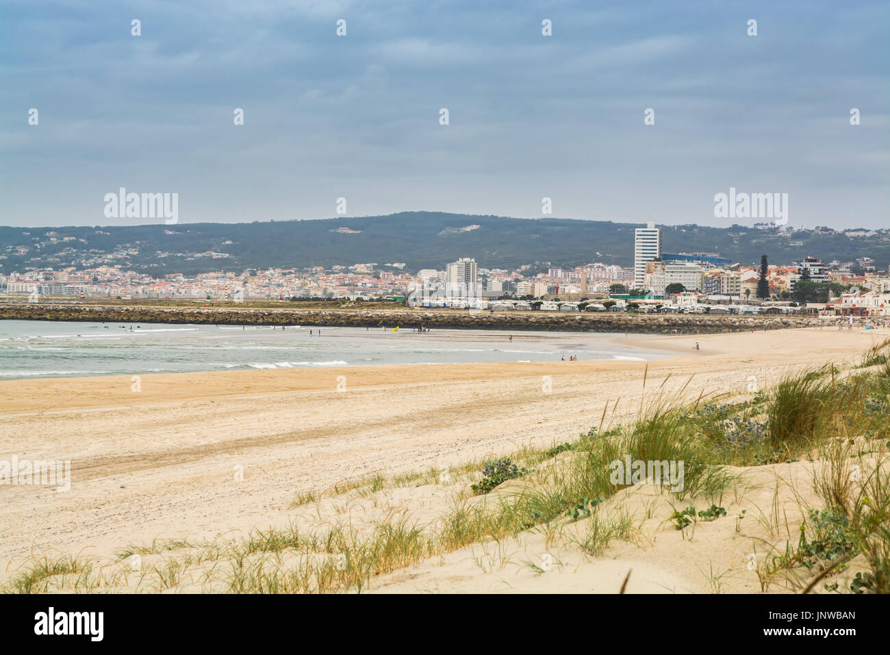 Figueira da Foz Portugal. 26 June 2017.Cabedelo beach in Figueira da ...