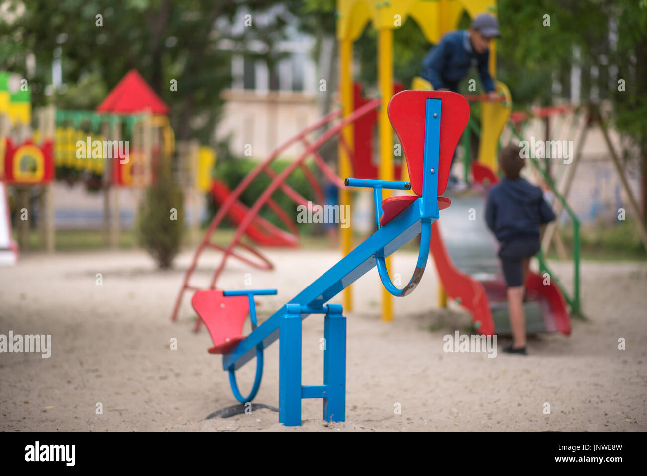 Playground for small children, place for entertainment, recreation and ...