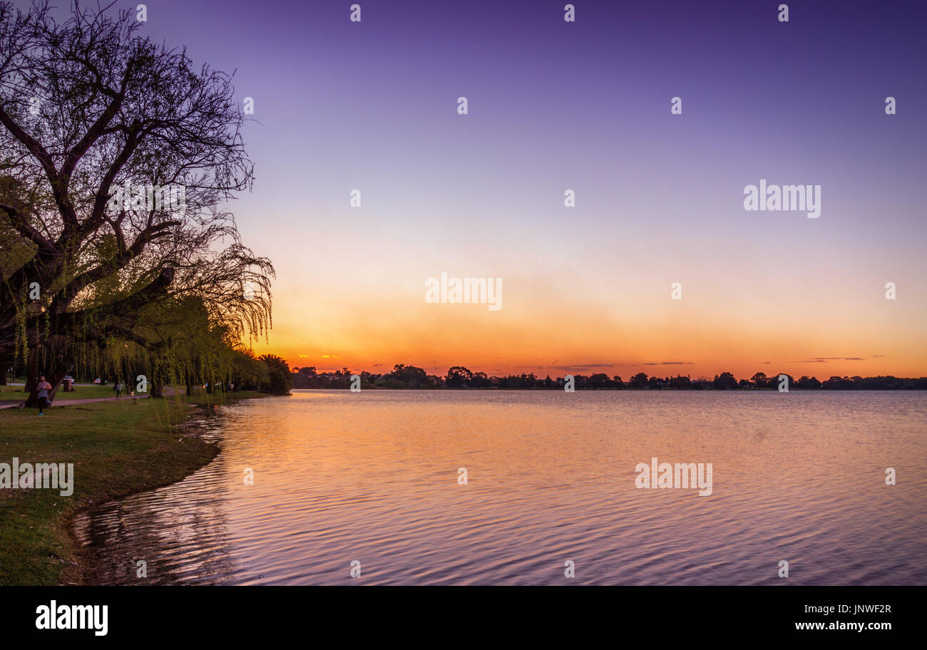 Sunset in Australia Stock Photo - Alamy