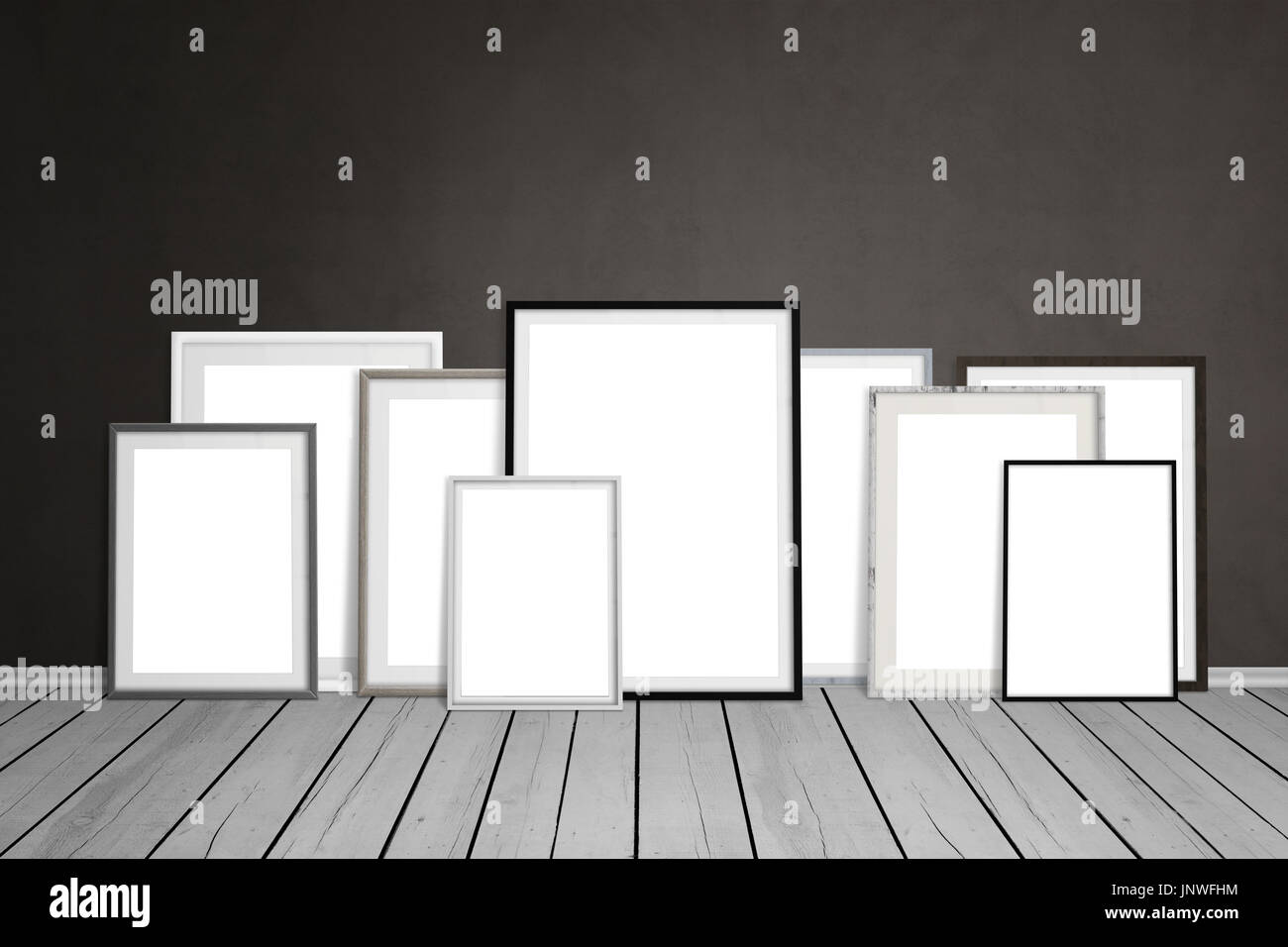 Leaning frame wall hi-res stock photography and images - Alamy
