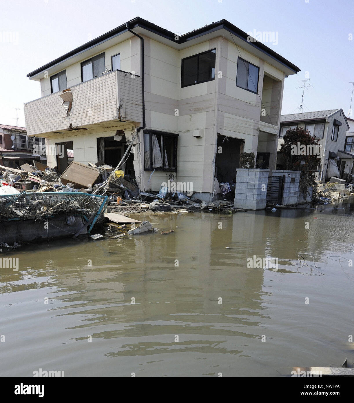 HIGASHIMATSUSHIMA, Japan - An area in Higashimatsushima, Miyagi ...