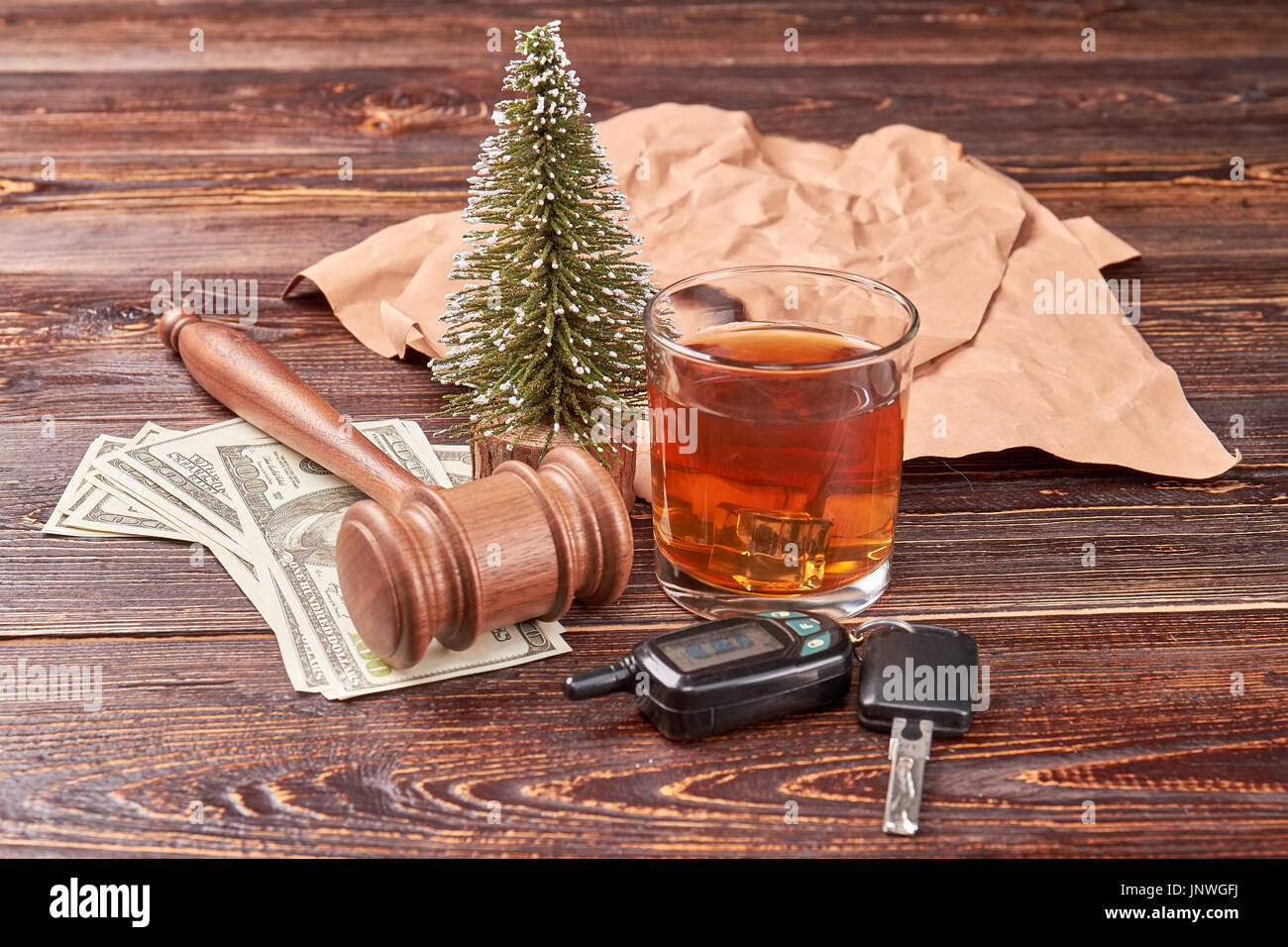 Alcohol car key christmas hi-res stock photography and images - Alamy