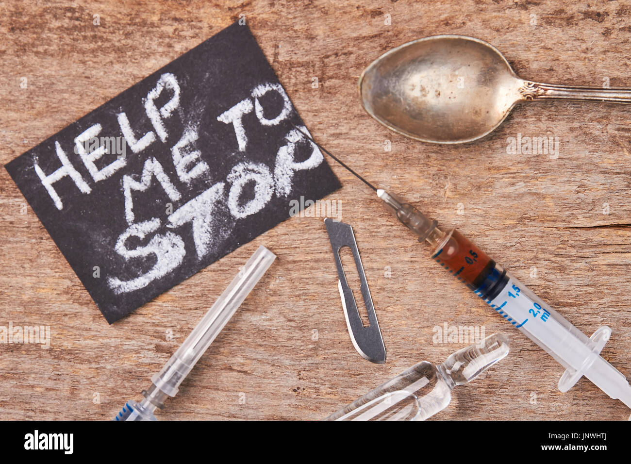 Ways to stop narcotics use Stock Photo - Alamy