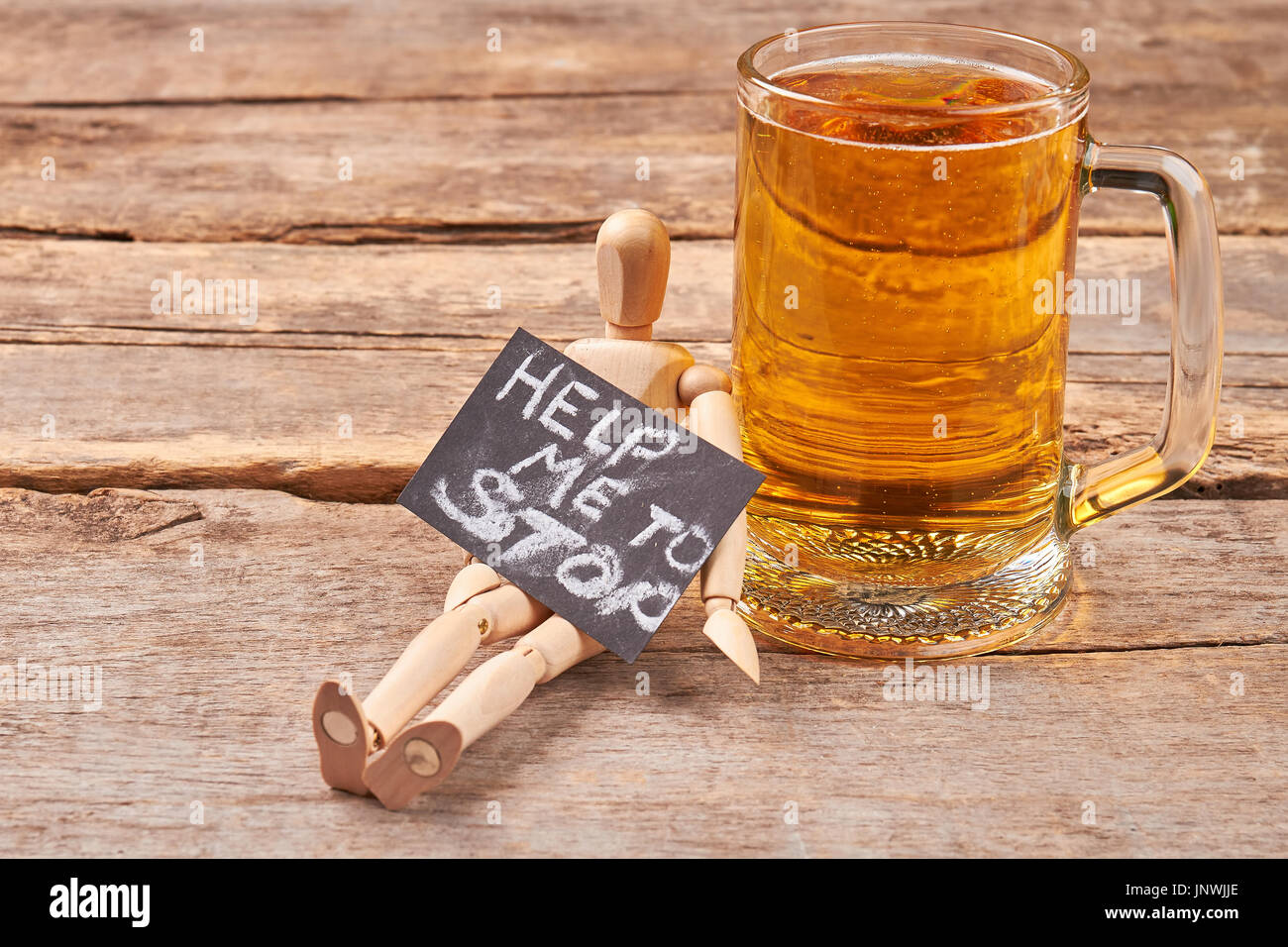 Help to stop alcohol addiction Stock Photo - Alamy