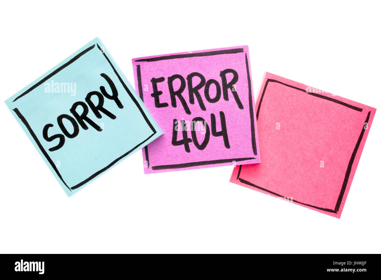 Notes on a page Cut Out Stock Images & Pictures - Alamy