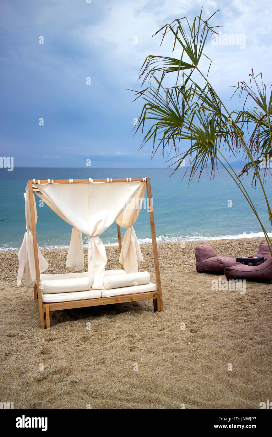 image of seats on the beach Stock Photo - Alamy