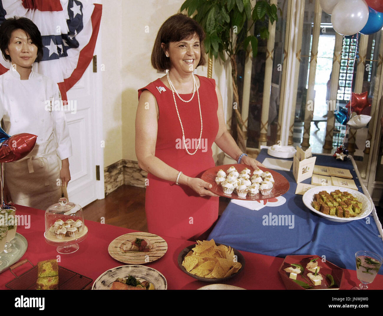 TOKYO, Japan - Susan Roos, wife of U.S. Ambassador to Japan John Roos ...