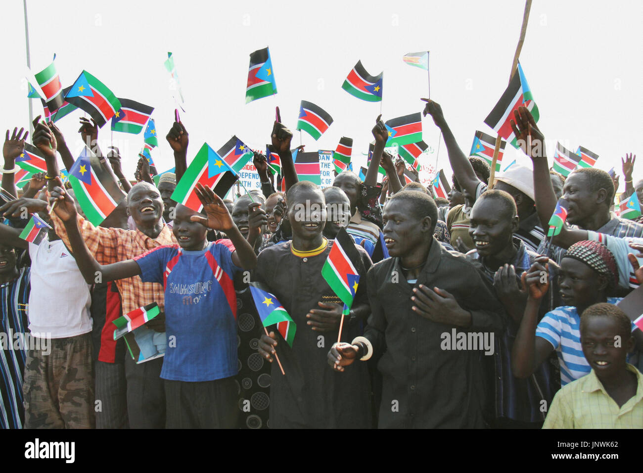 JUBA, South Sudan - People celebrate the independence of the Republic ...
