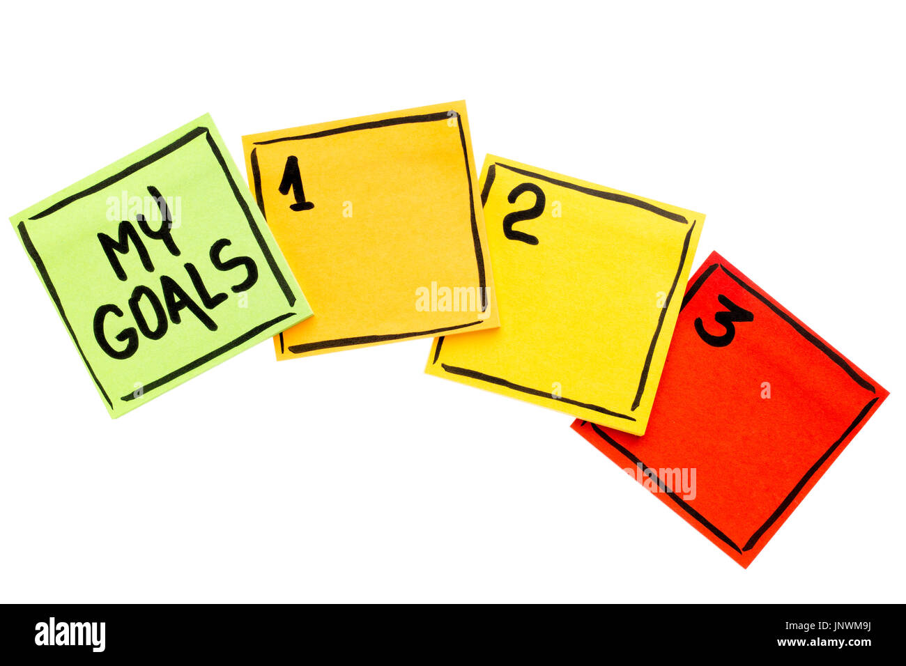 Setting goals Cut Out Stock Images & Pictures - Alamy