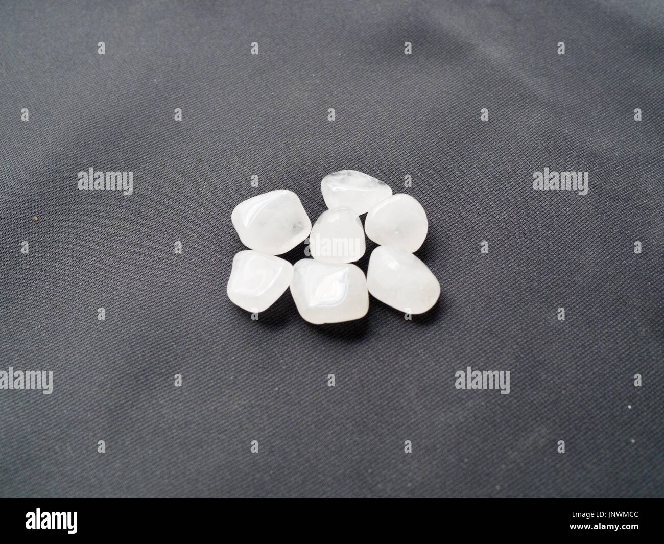 Tumbled milky Quartz stones for crystal therapy treatments and reiki ...